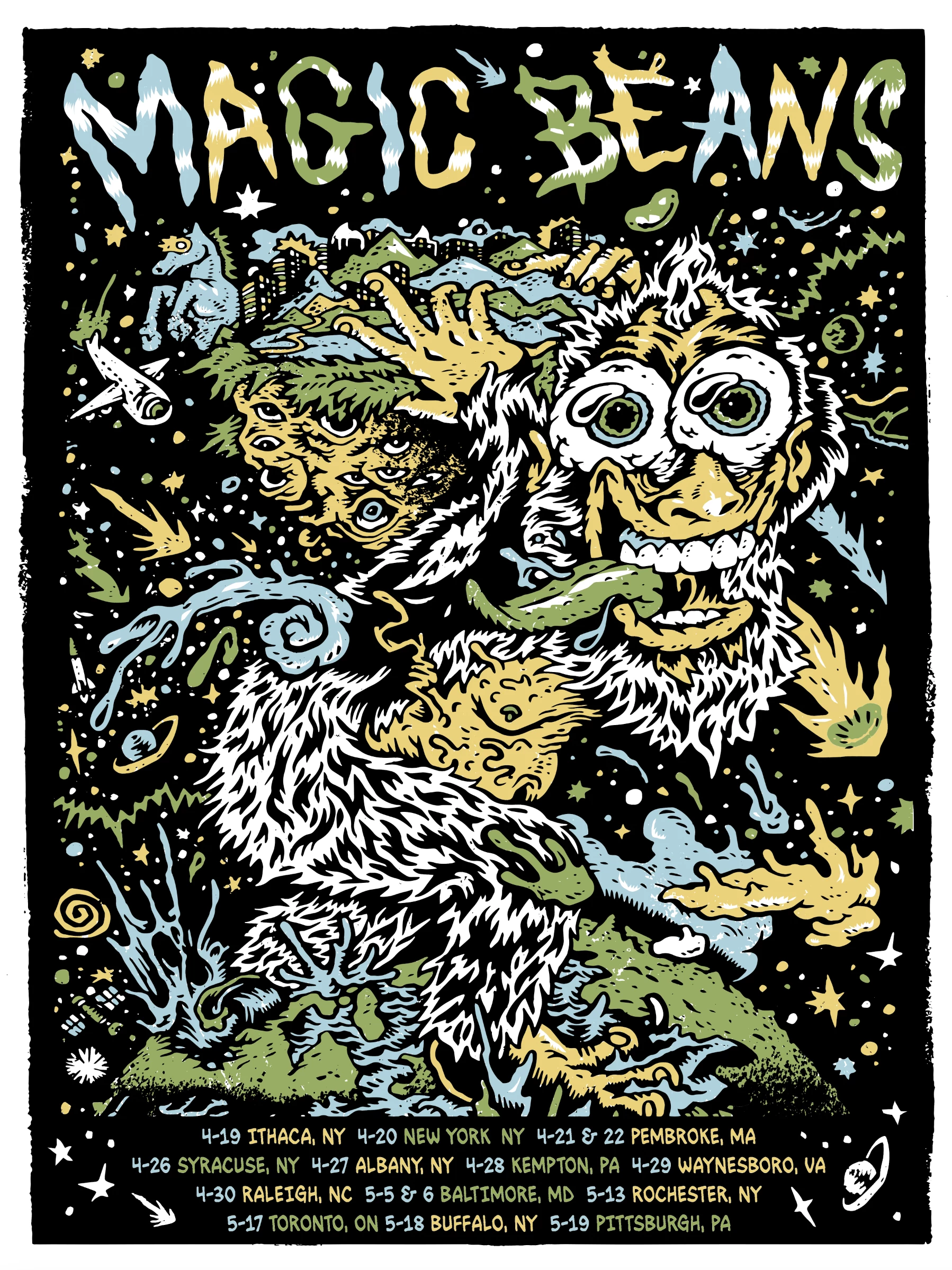 Magic Beans Spring Tour 23 DiFabbio | PosterDrops.com