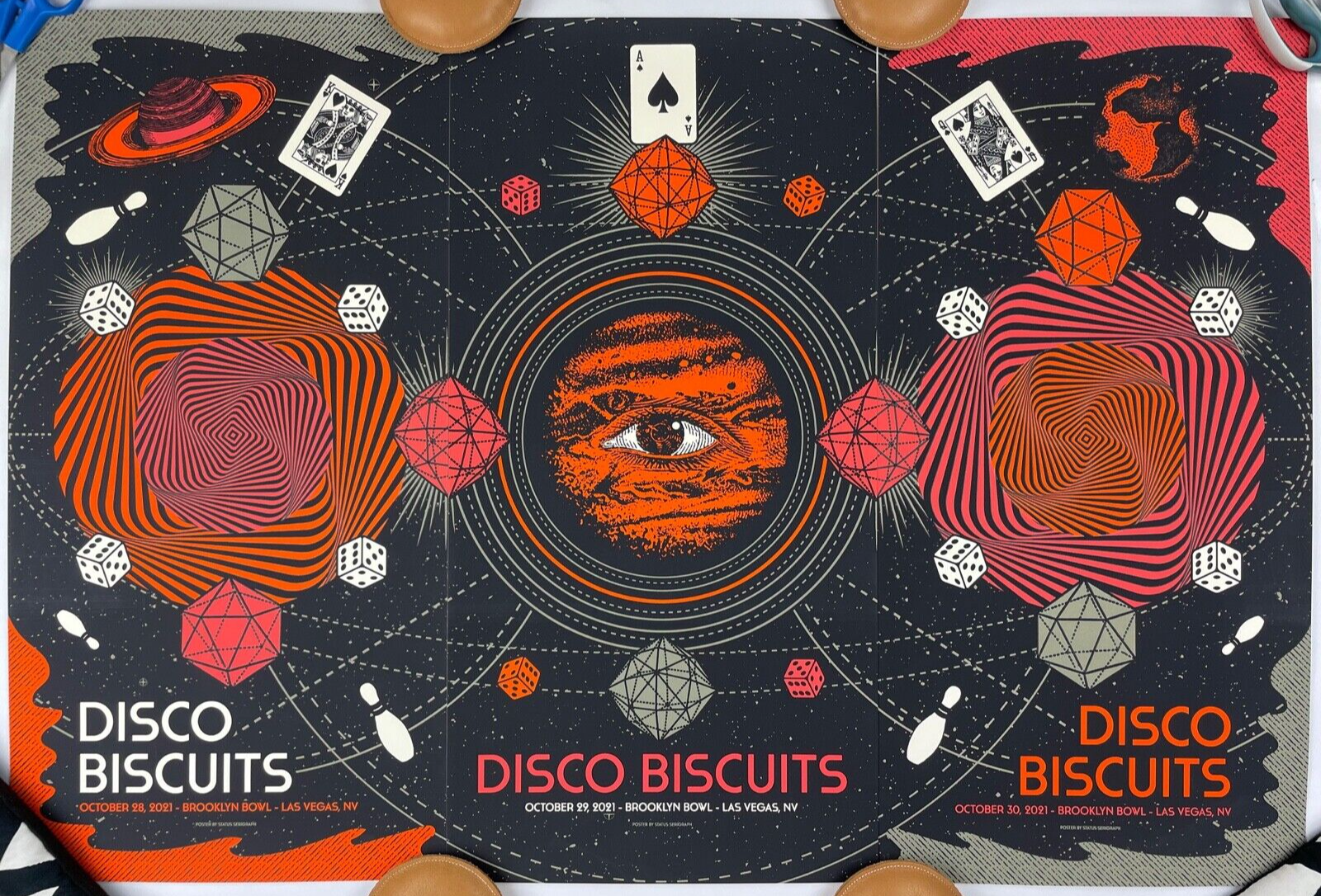 The Disco Biscuits Las Vegas 21 Status Serigraph | 3-Print Set ...