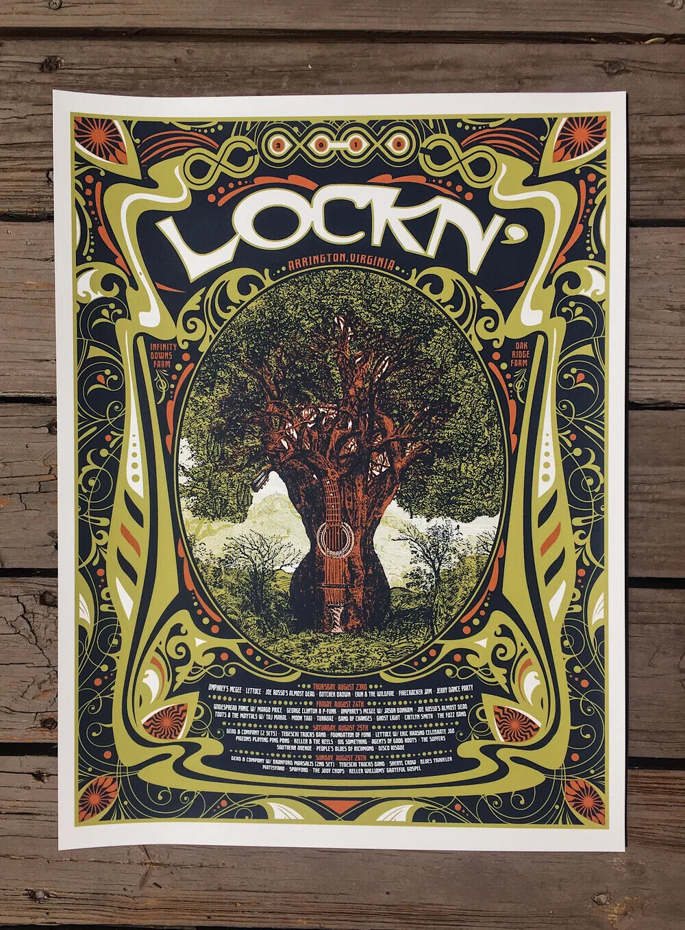 LOCKN' Arrington 18 Duval | PosterDrops.com