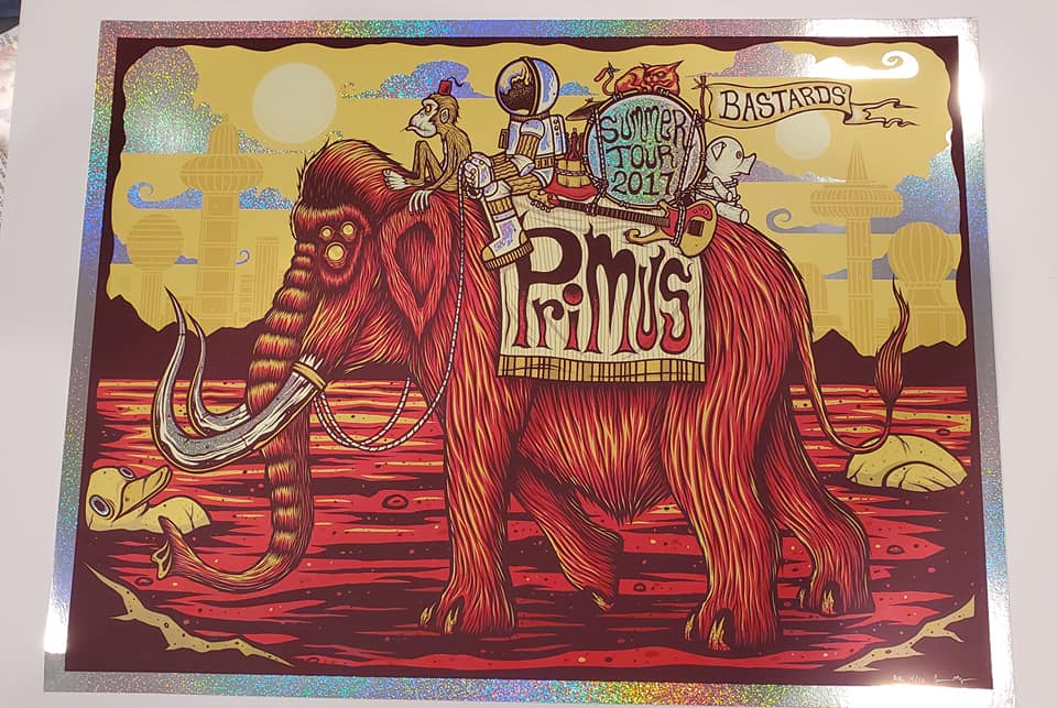 Primus Summer Tour 17 Mazza | Red Variant/Sparkle Foil Edition ...