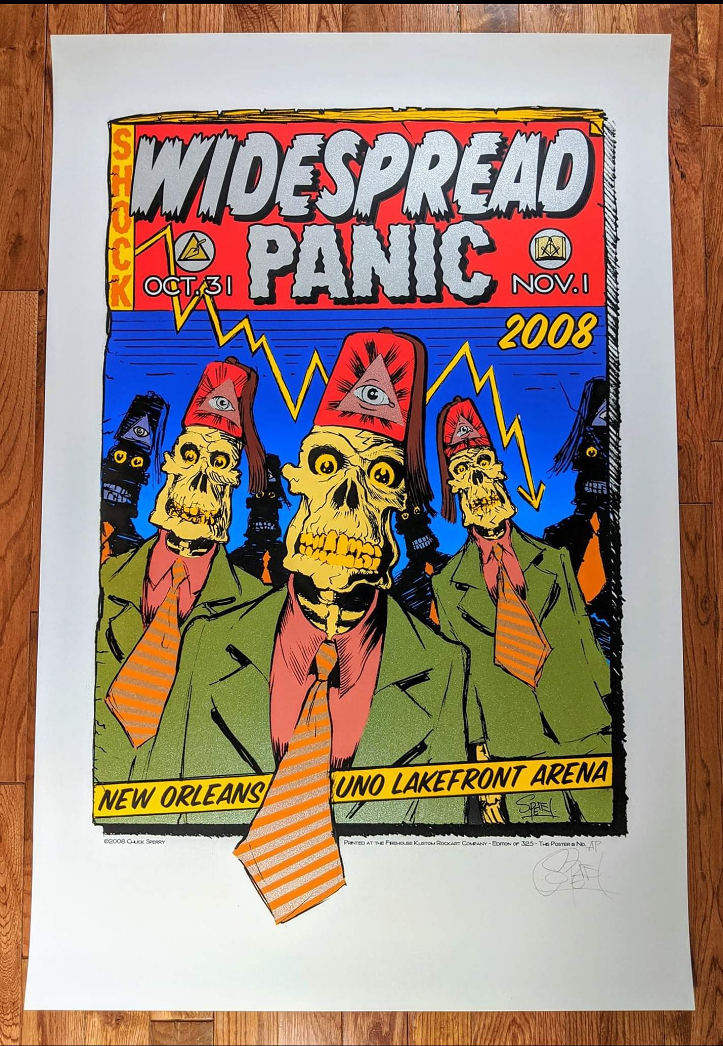 Widespread Panic Halloween New Orleans 08 Sperry | PosterDrops.com