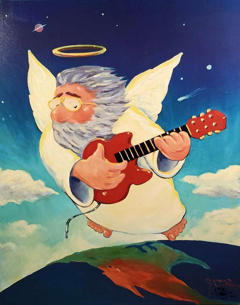 Jerry Angel Unplugged 97 Stanley Mouse | Canvas Edition | PosterDrops.com