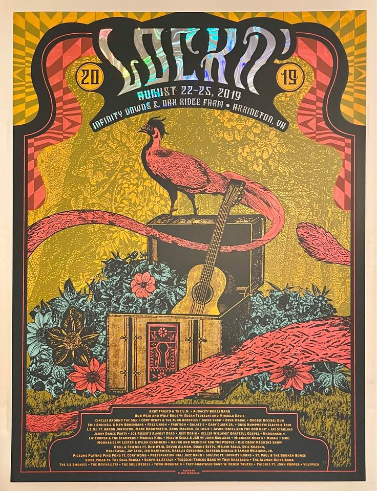 LOCKN' Arrington 19 Status Serigraph | Swirl Foil Edition | PosterDrops.com
