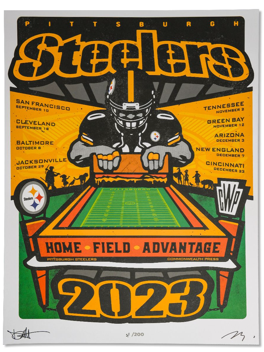 Pittsburgh Steelers 23 Rugh, Bogacki | PosterDrops.com