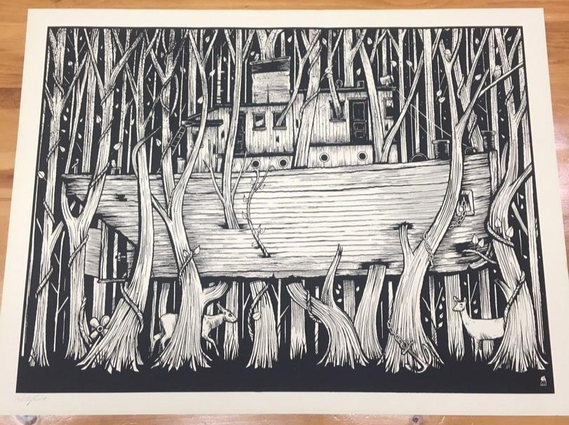Tugboat in the Woods 12 Methane Studios | Keyline Edition | PosterDrops.com