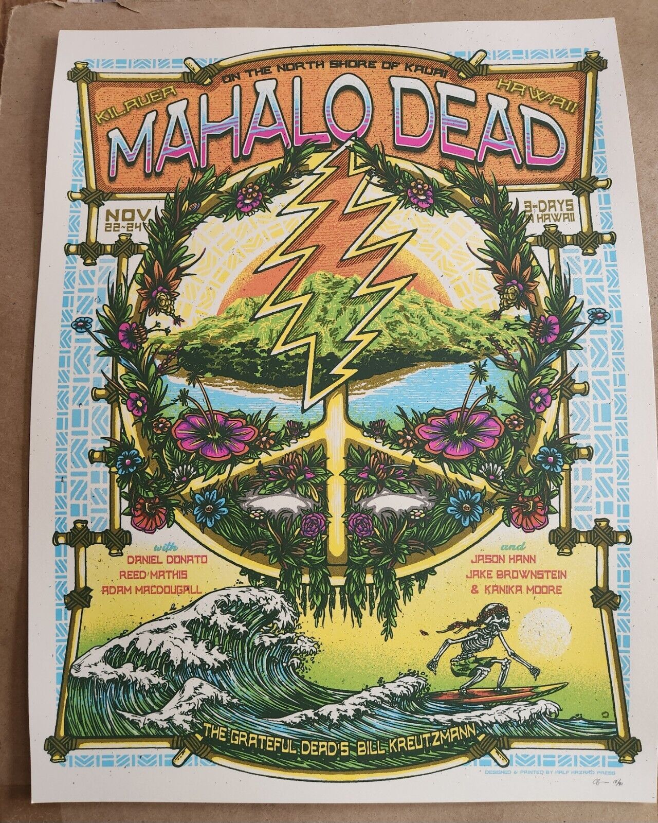 Mahalo Dead Kauai 24 Half Hazard Press | PosterDrops.com