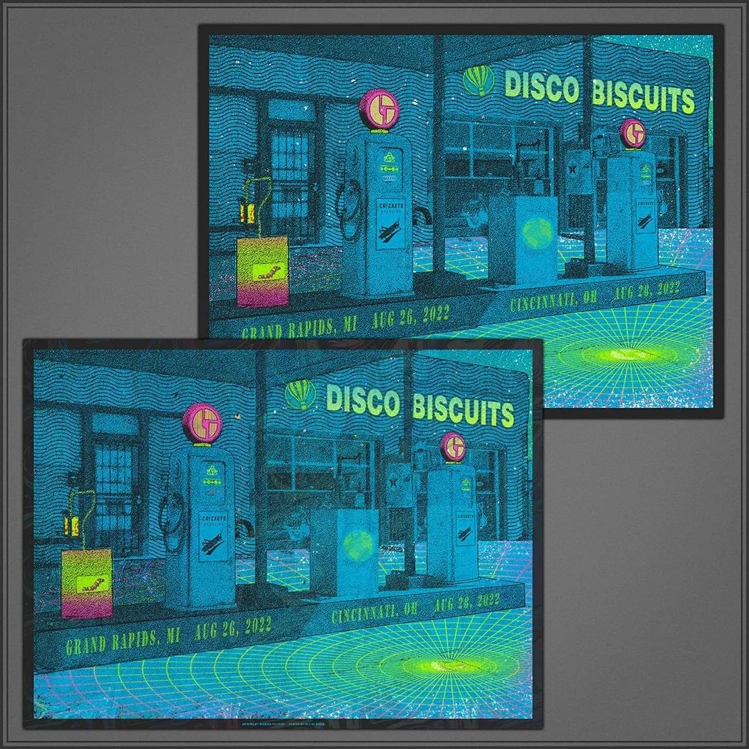 The Disco Biscuits Multiple Cities 22 Helfrich | PosterDrops.com