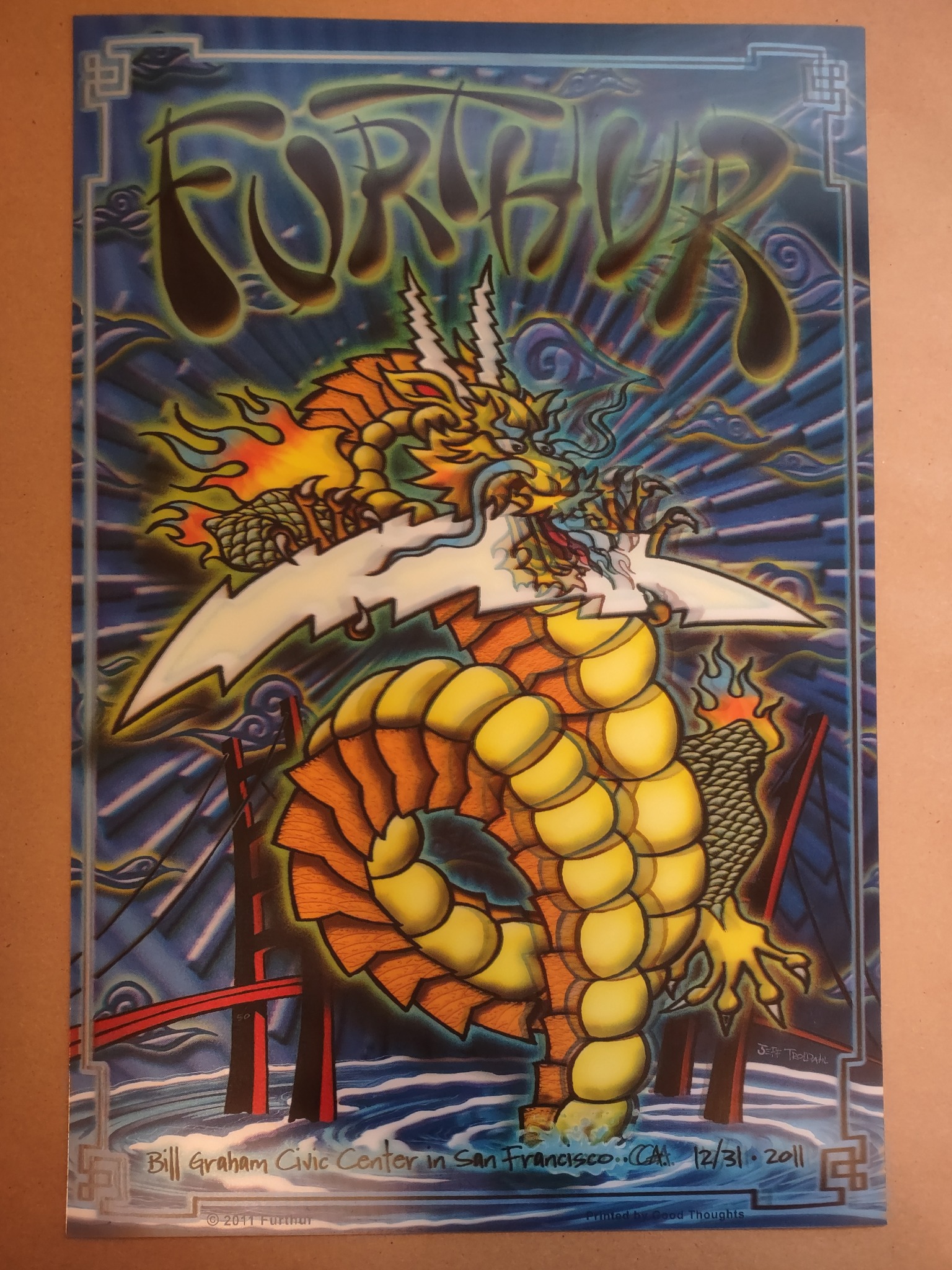 Furthur N3 San Francisco 11 Troldahl | PosterDrops.com
