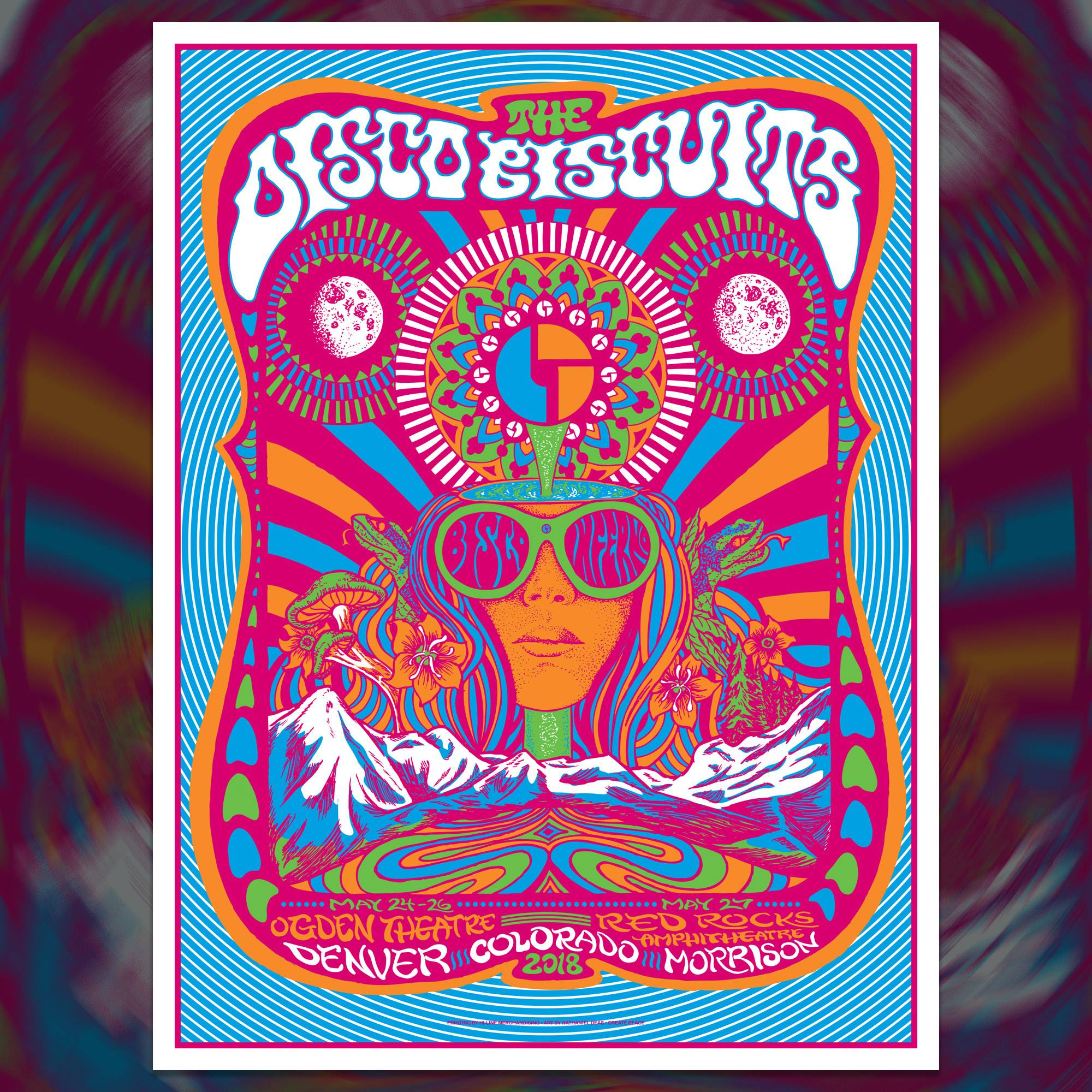 The Disco Biscuits Multiple Cities 18 Deas | Pink/Orange Edition ...