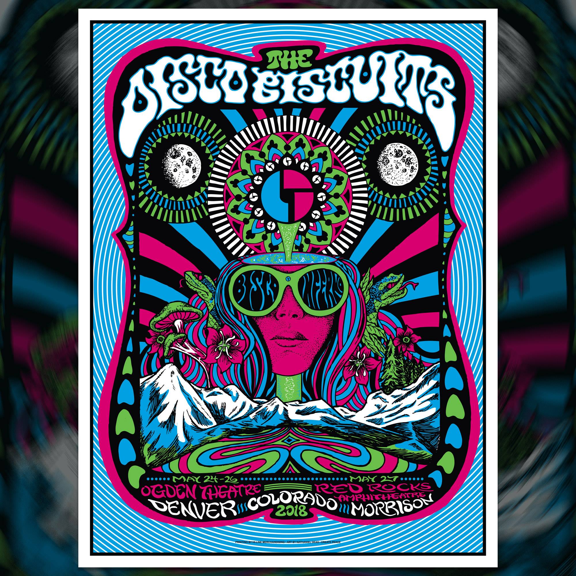 The Disco Biscuits Multiple Cities 18 Deas | Black/Pink Edition ...