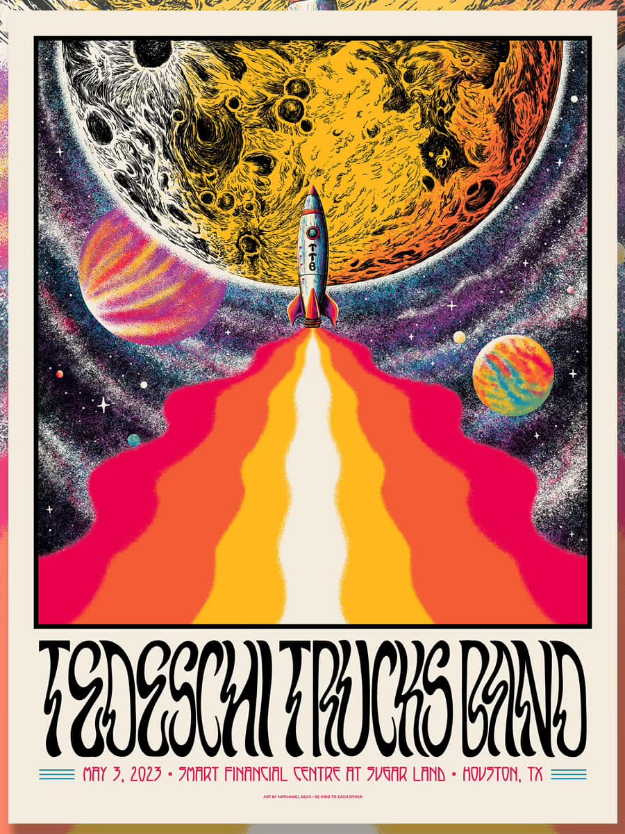 Tedeschi Trucks Band Sugar Land 23 Deas | PosterDrops.com