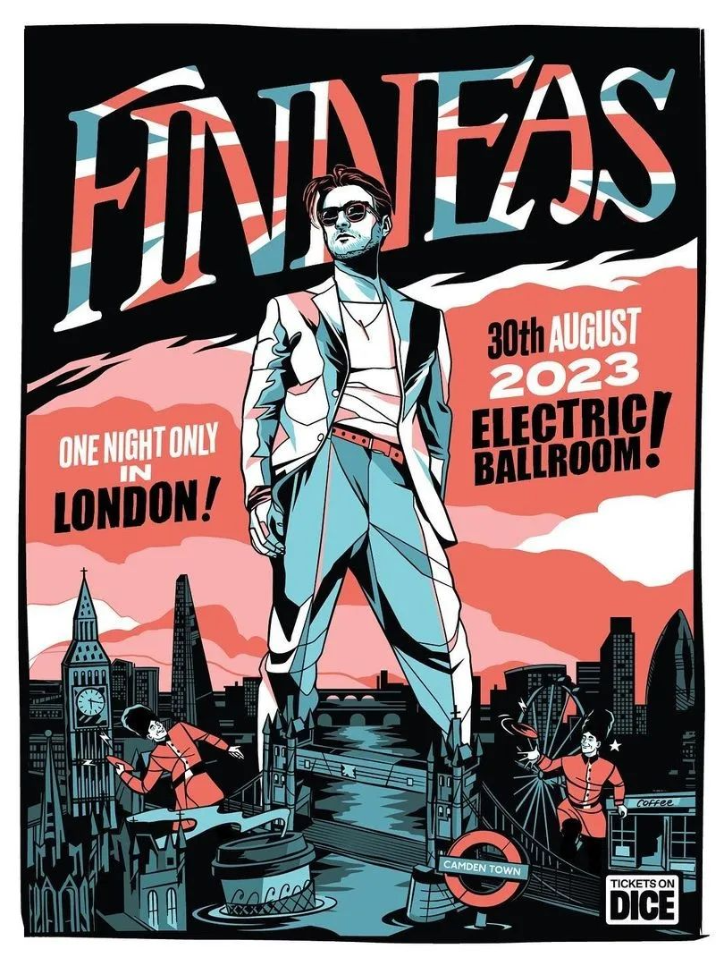 FINNEAS London 23 Minsloff | PosterDrops.com