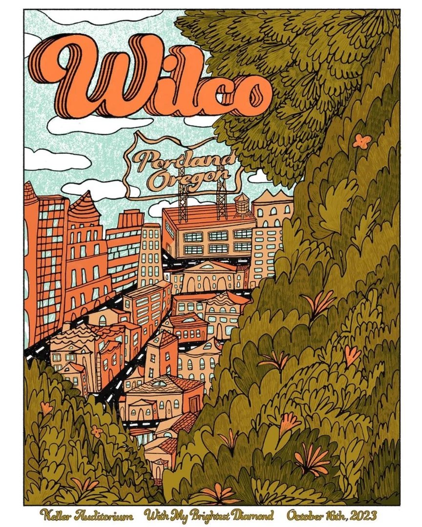 Wilco Portland 23 Demarest | PosterDrops.com