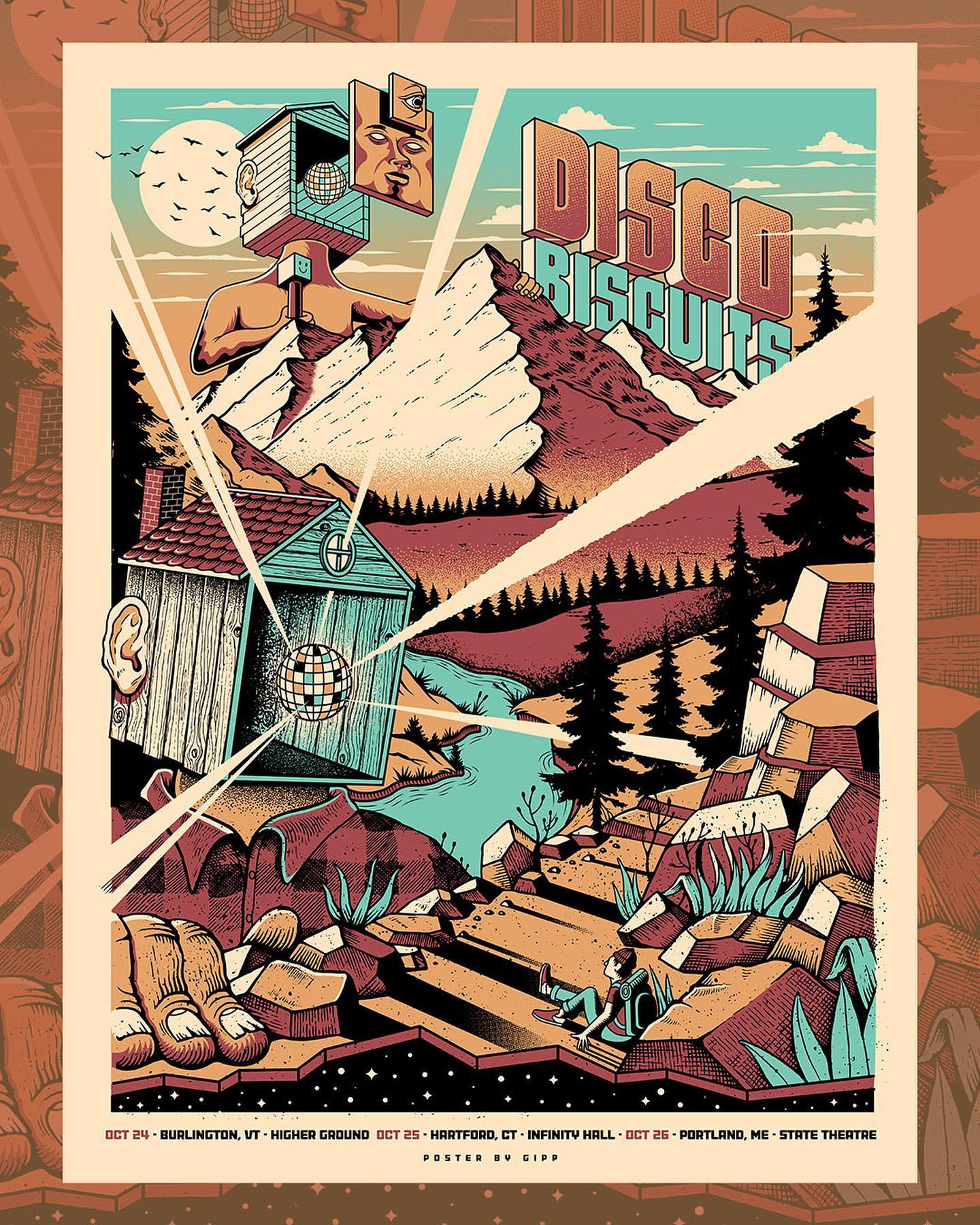 The Disco Biscuits Multiple Cities 23 GIPP | PosterDrops.com