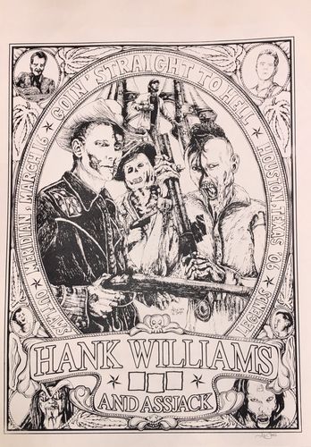 Hank Williams III Houston 06 Jaeger | Uncut Edition | PosterDrops.com