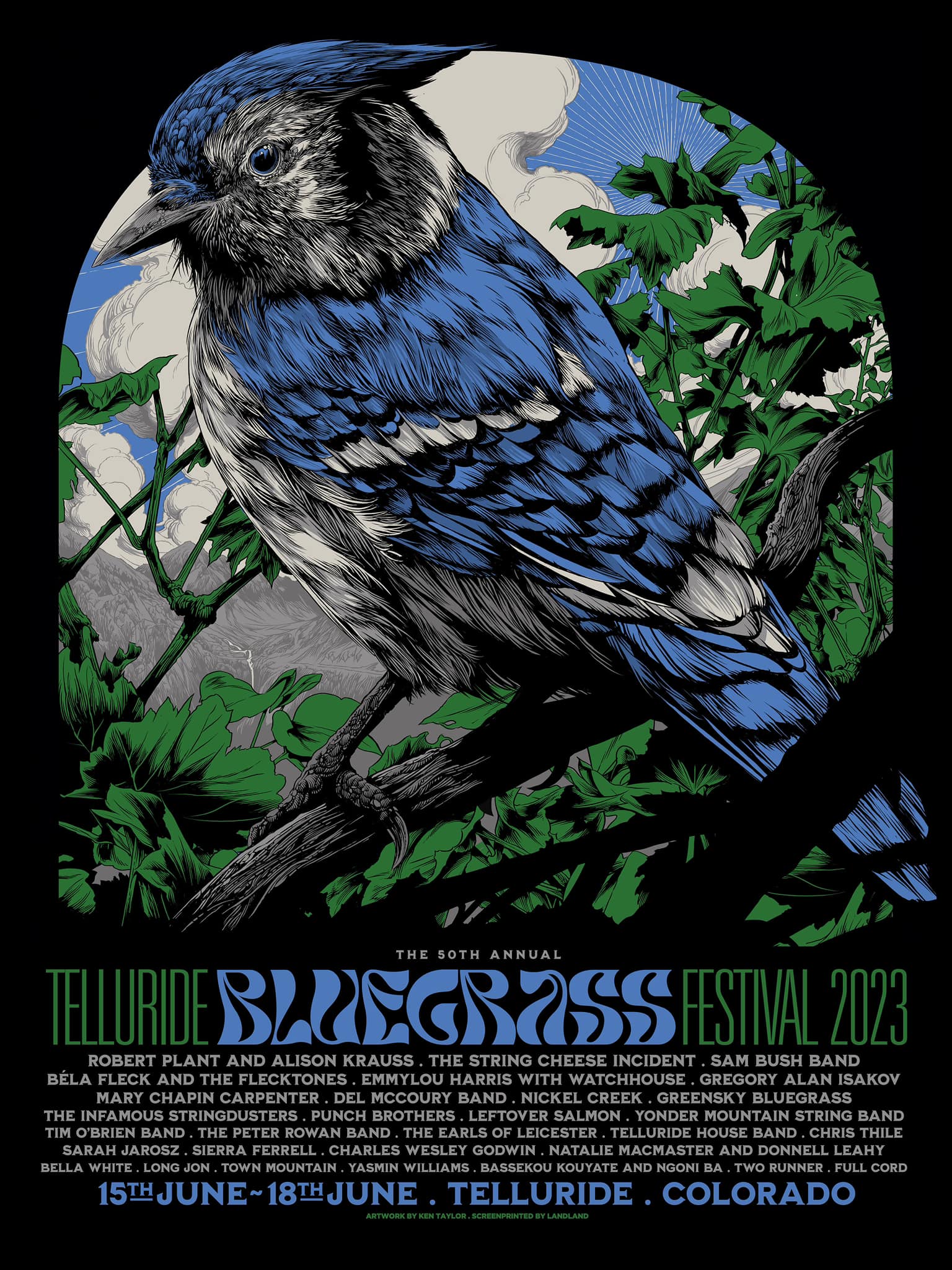 Telluride Bluegrass Festival Telluride 23 Taylor | PosterDrops.com