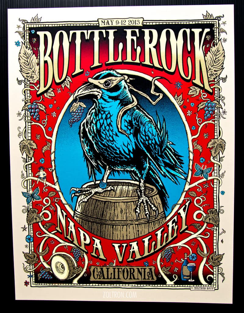 BottleRock Napa 13 Zoltron | PosterDrops.com