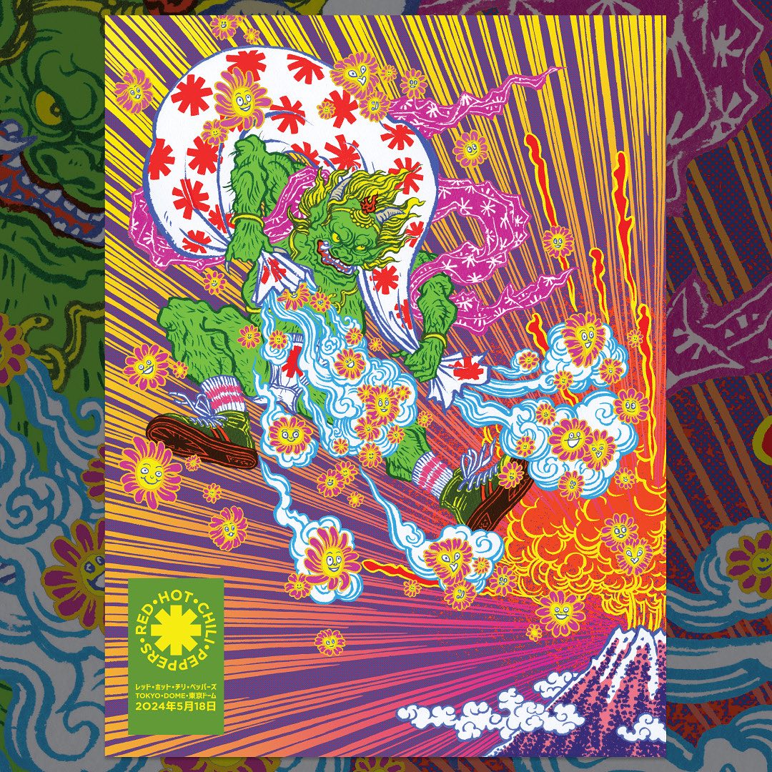 Red Hot Chili Peppers N1 Tokyo 24 Shimizu | PosterDrops.com