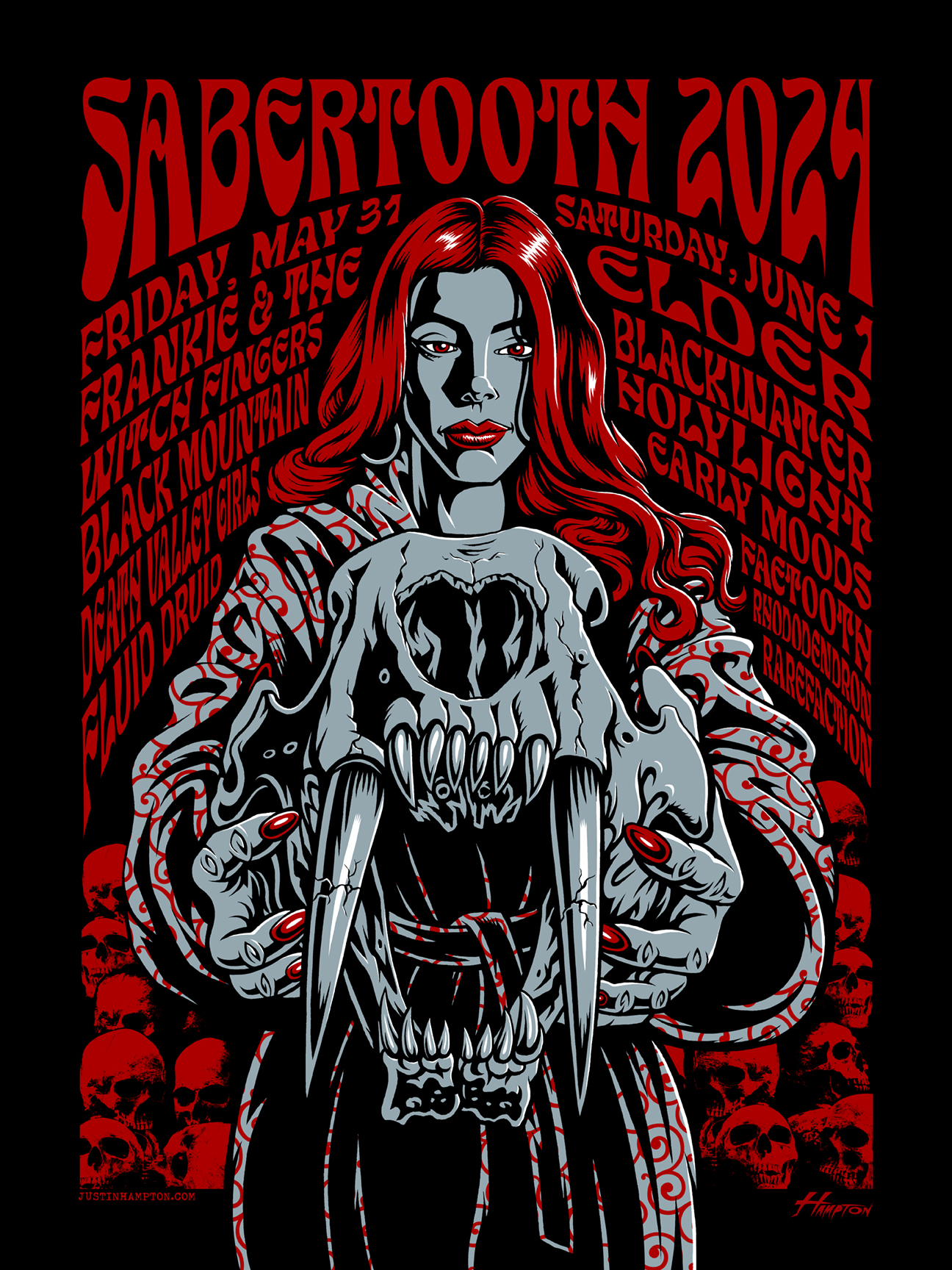 Sabertooth Portland 24 Hampton | Black Edition | PosterDrops.com