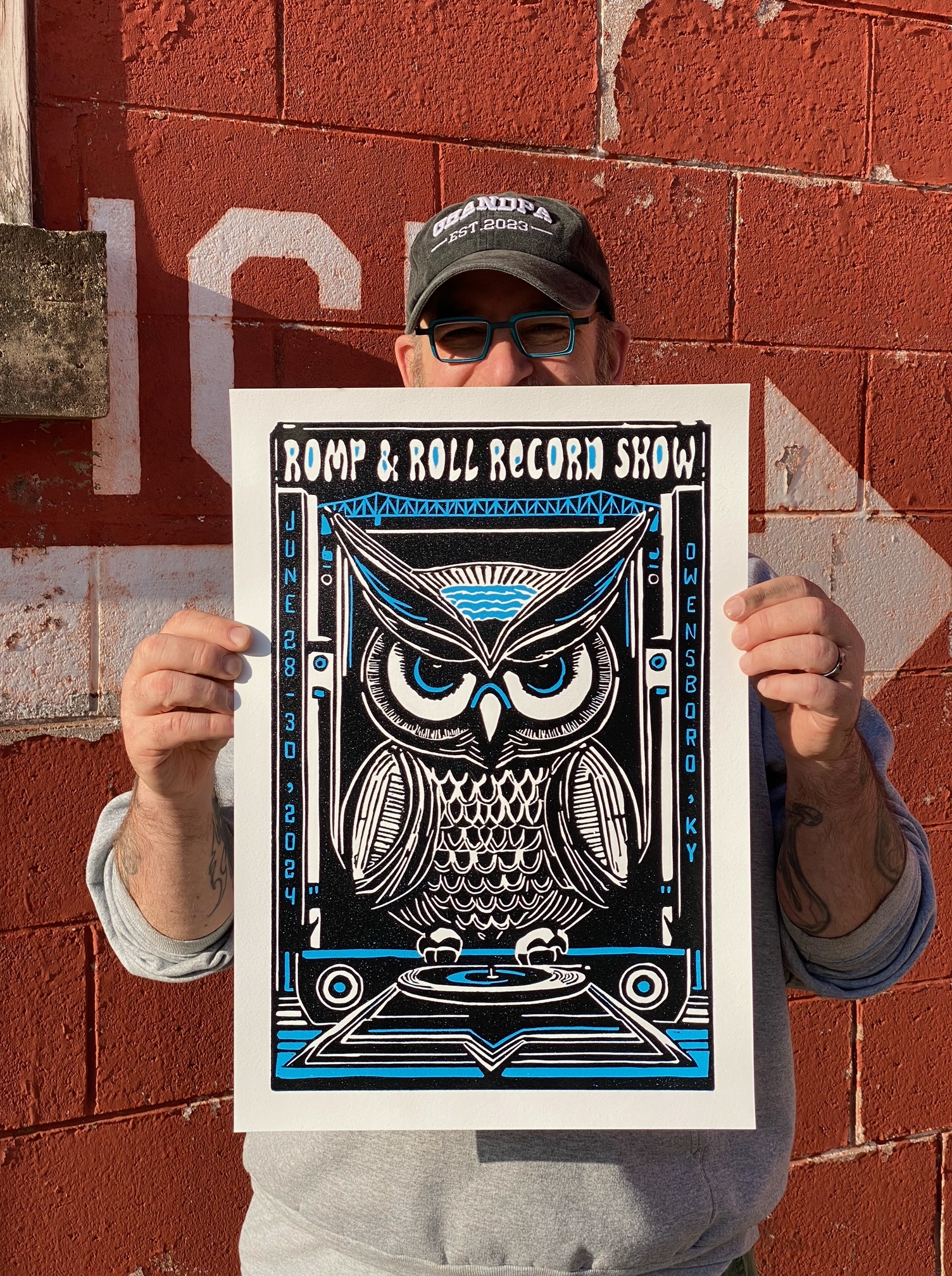 ROMP & Roll Record Show Owensboro 24 Gill | PosterDrops.com