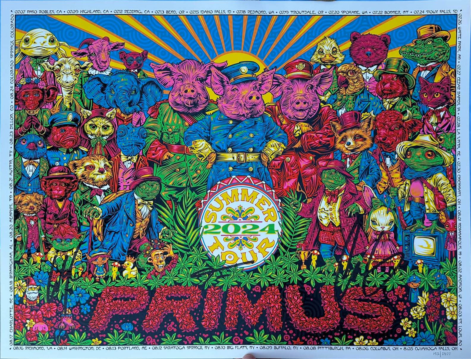Primus Summer Tour 24 Slater | PosterDrops.com