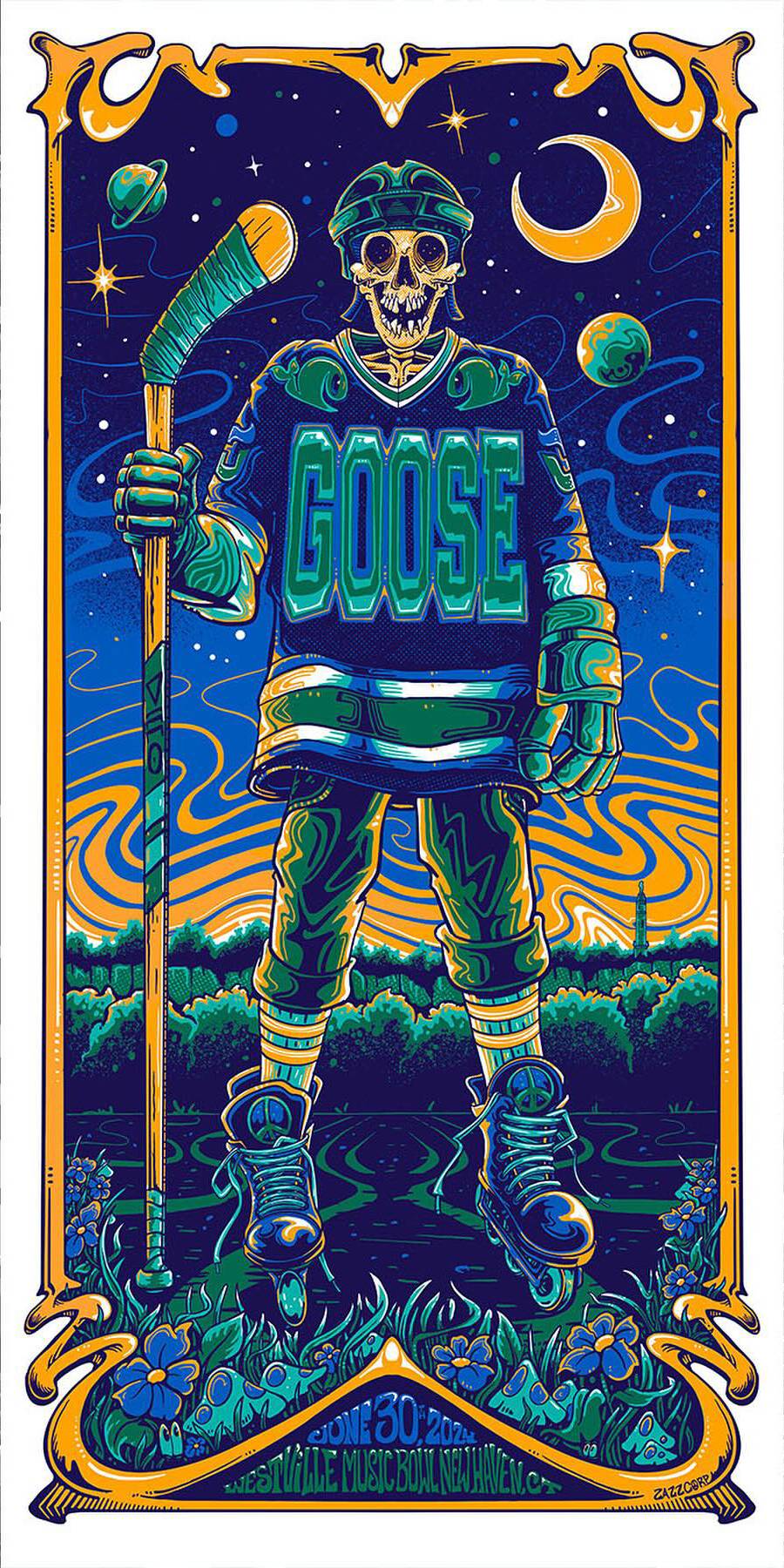 Goose New Haven 24 ZazzCorp | Blue Edition | PosterDrops.com