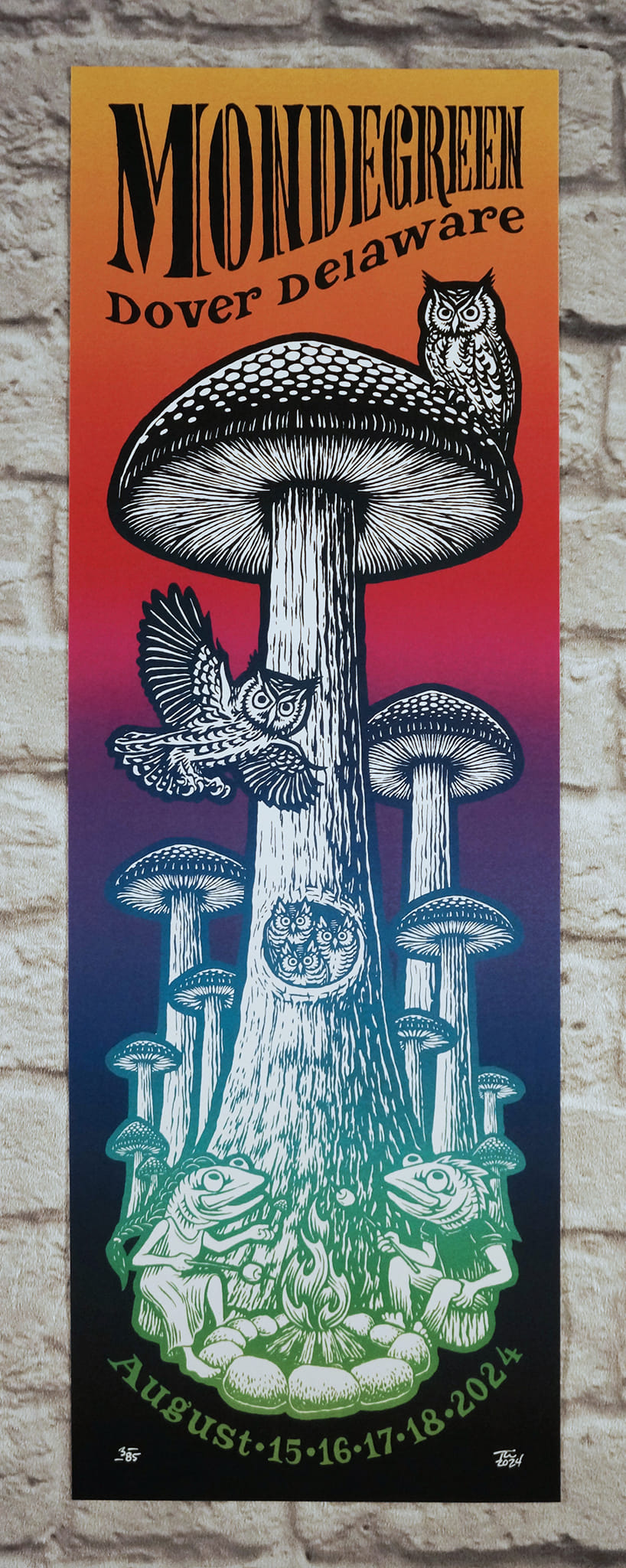 Mondegreen Dover 24 Werner | Fire | PosterDrops.com