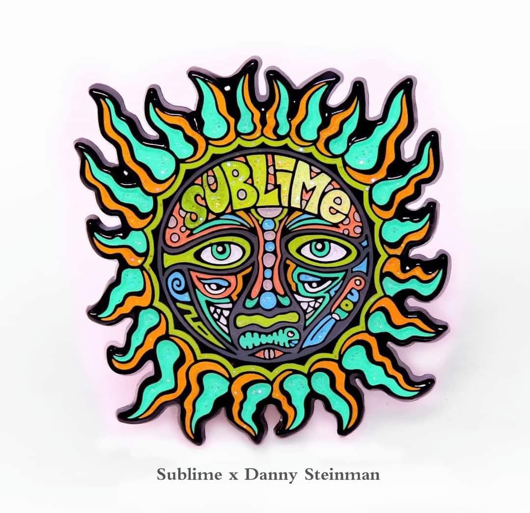 Sublime (Sun Logo) 24 Steinman | Coral | PosterDrops.com