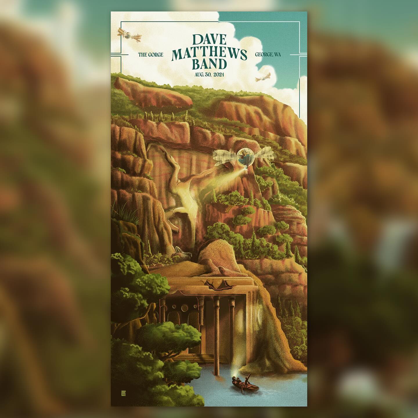 Dave Matthews Band N1 George 24 Race | PosterDrops.com