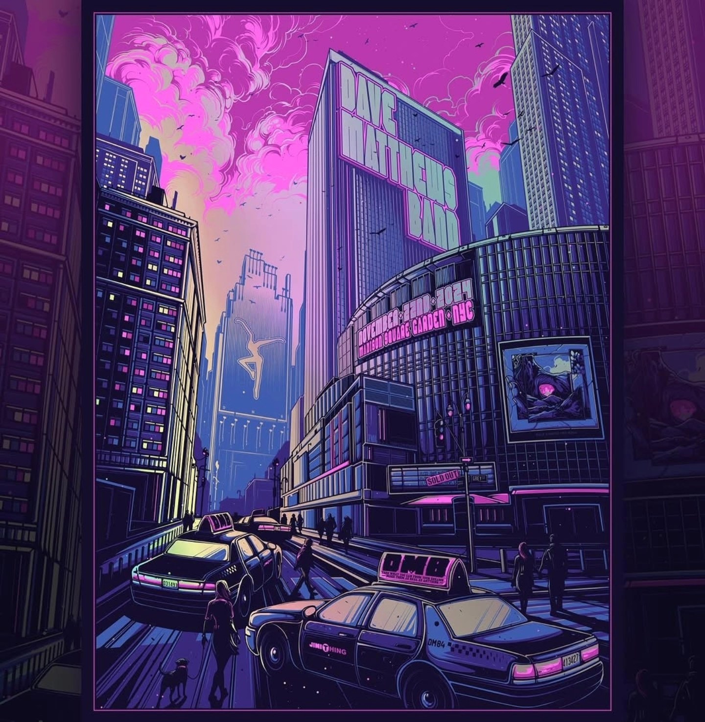 Dave Matthews Band N1 New York 24 Mumford | Rainbow Foil | PosterDrops.com