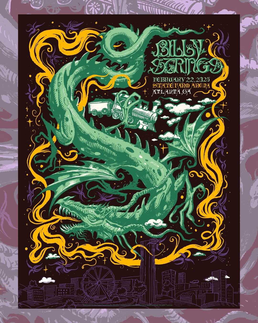 Billy Strings N2 Atlanta 25 Donders | PosterDrops.com