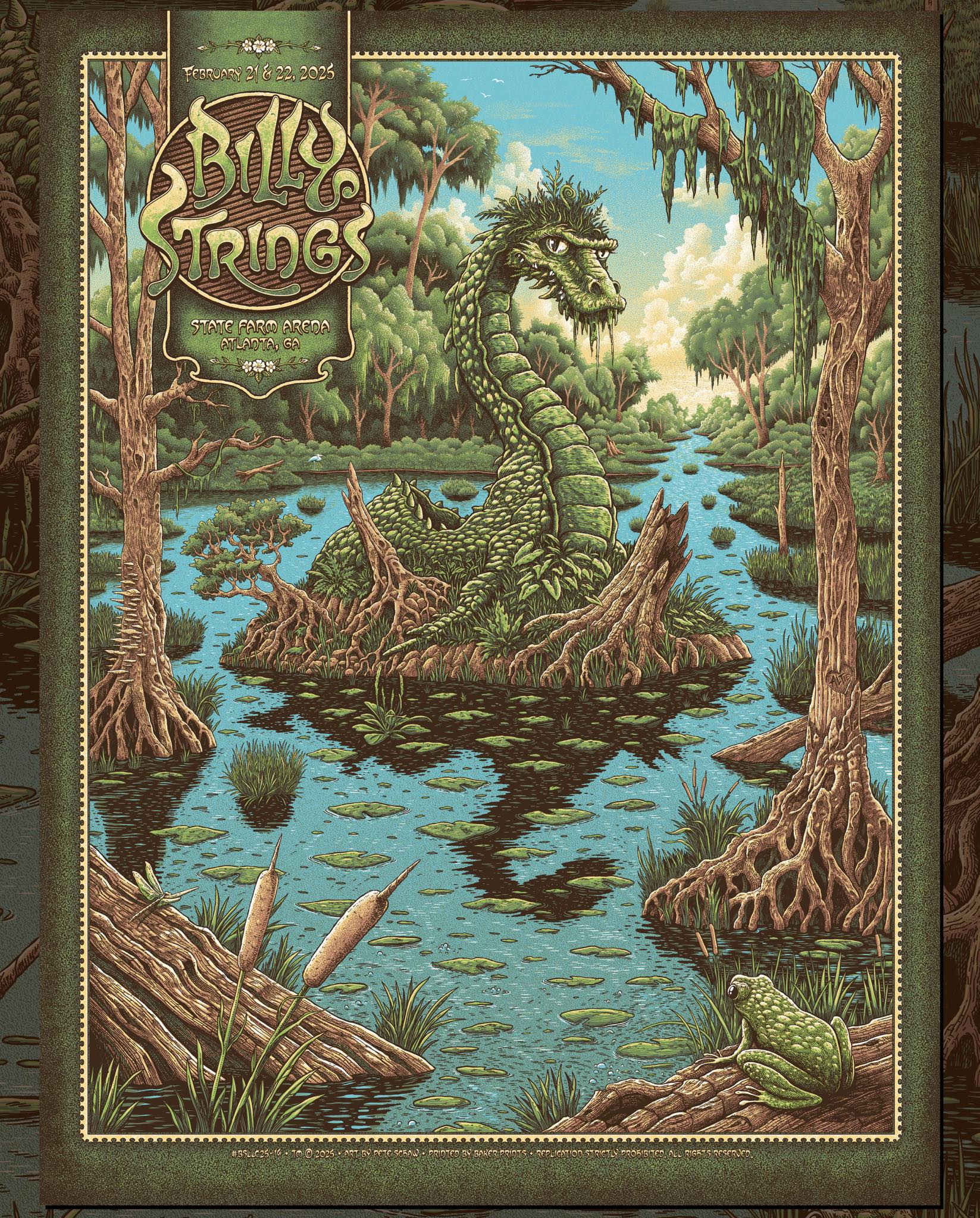 Billy Strings Atlanta 25 Schaw | PosterDrops.com