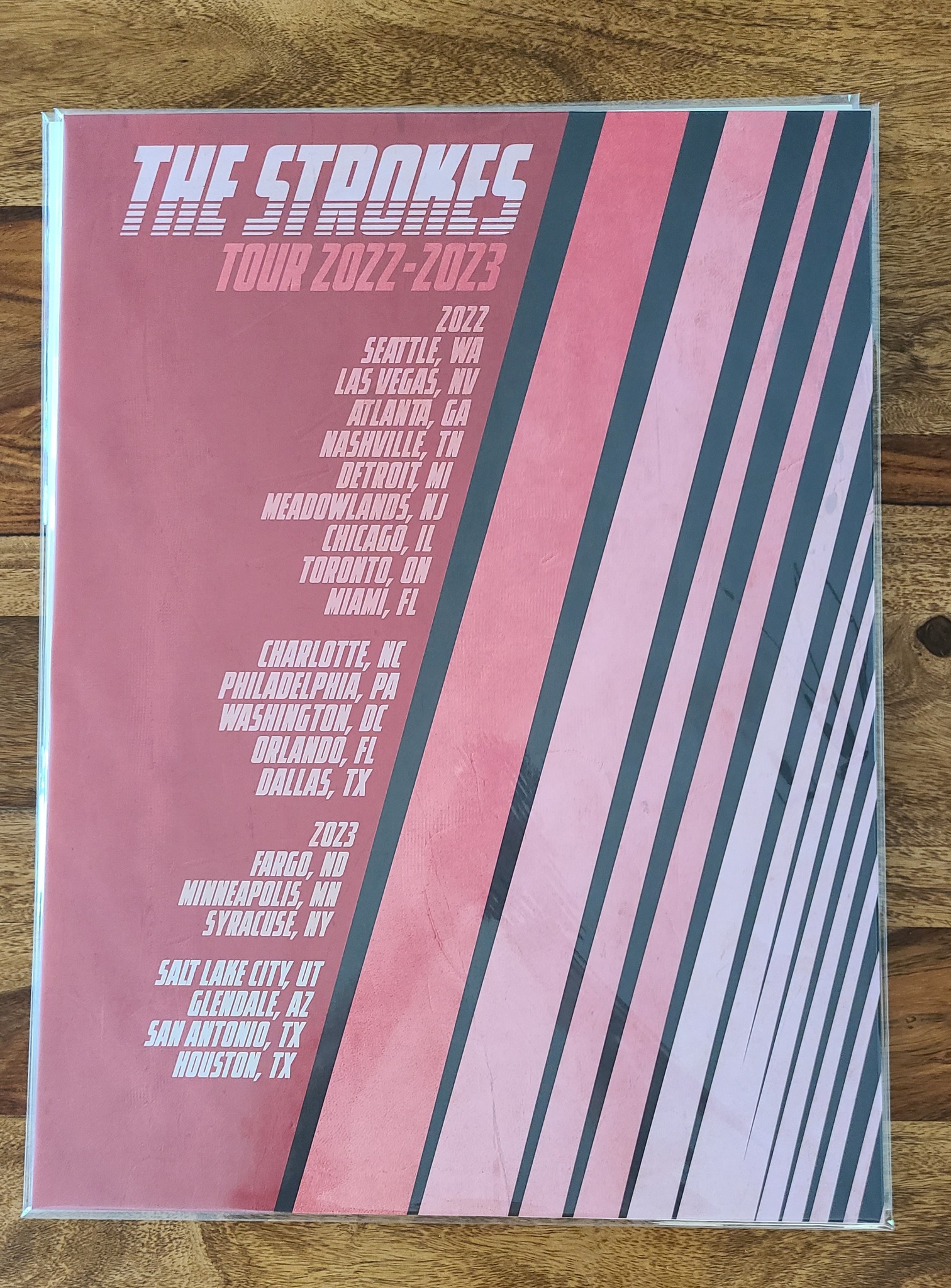 The Strokes North American Tour 22 | PosterDrops.com