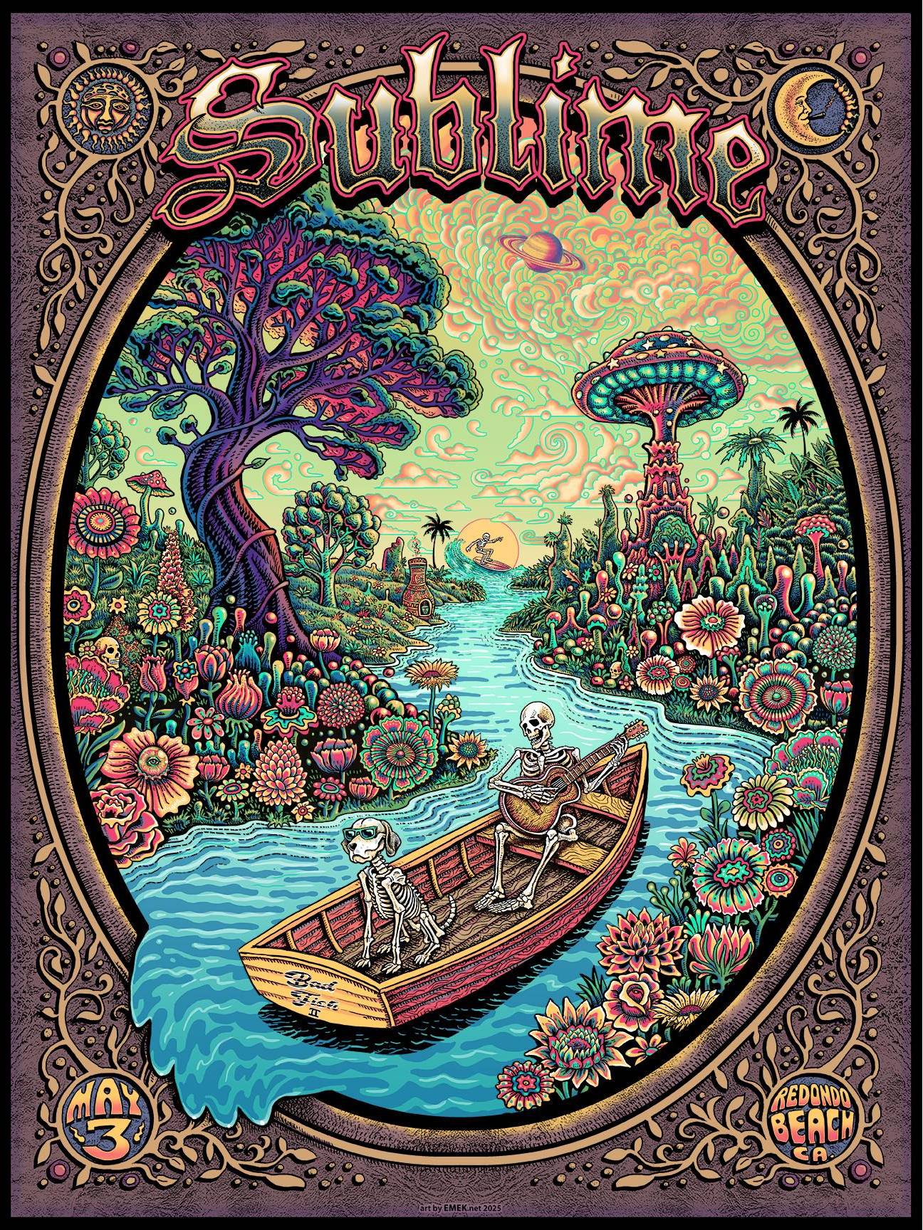Sublime BeachLife Festival Redondo Beach 25 EMEK | Rainbow Foil Edition ...