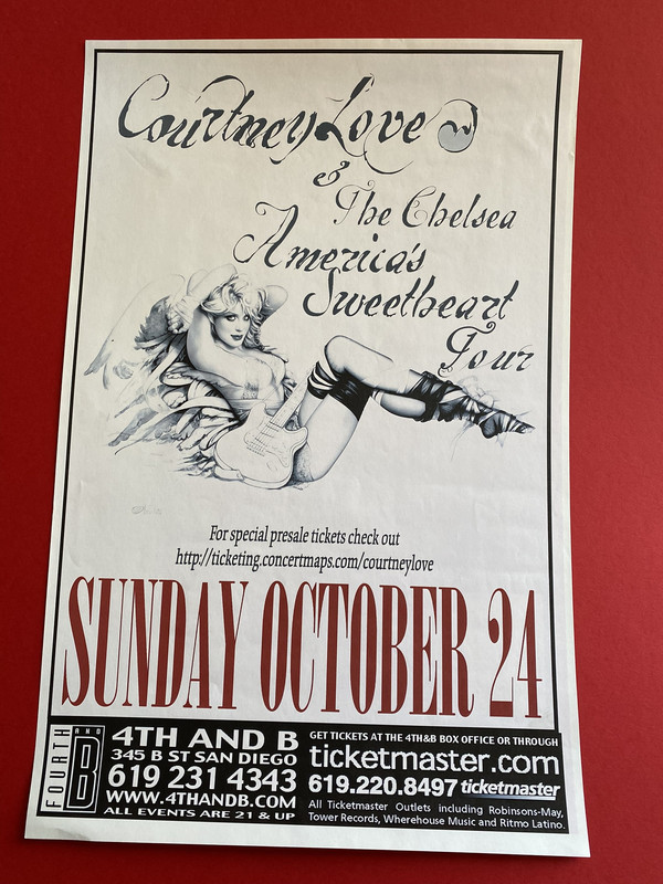 Courtney Love and the Chelsea San Diego 04 Ruppel | PosterDrops.com