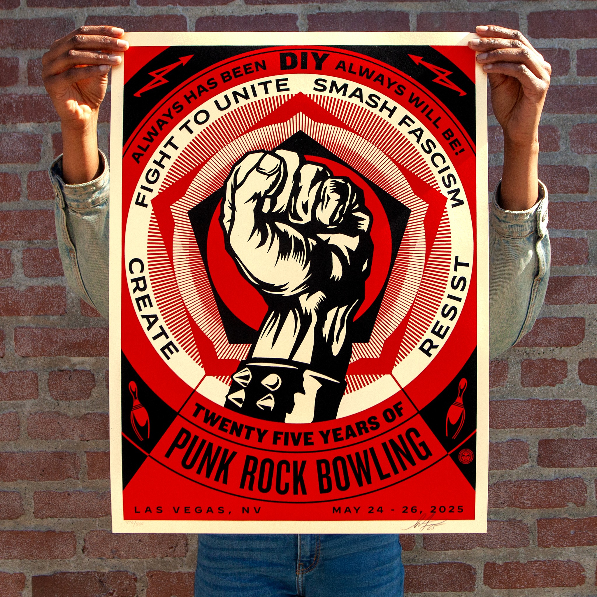 Punk Rock Bowling & Music Festival Las Vegas 25 Fairey | PosterDrops.com