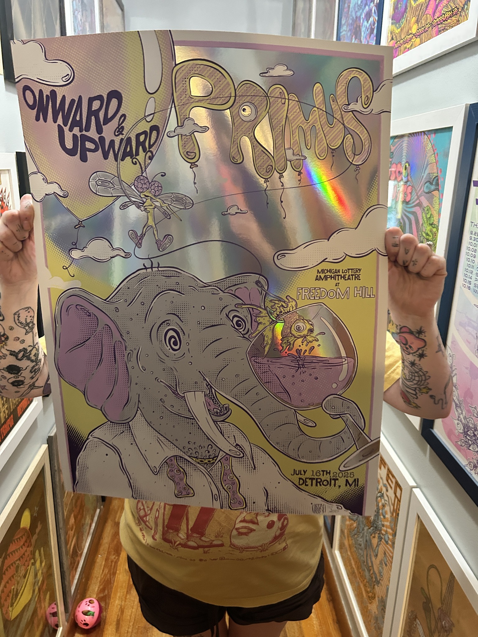 Primus Sterling Heights 25 Beep Boop Bop Art | Rainbow Foil Edition ...