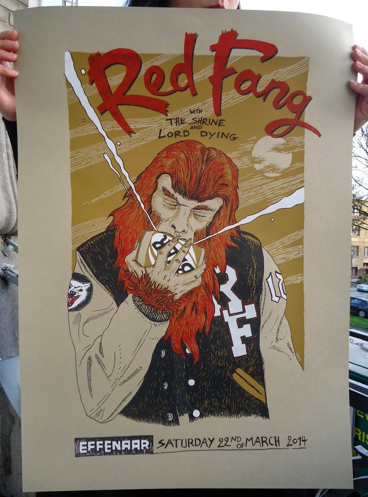 Red Fang Eindhoven 14 Mr. White | PosterDrops.com