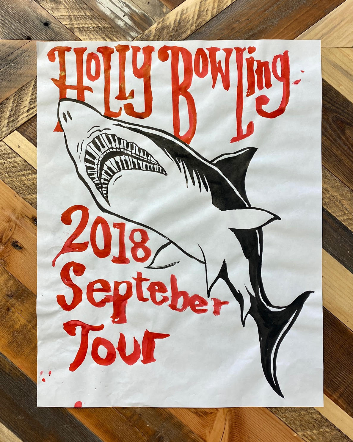 Holly Bowling Fall Tour 18 Pollock | PosterDrops.com