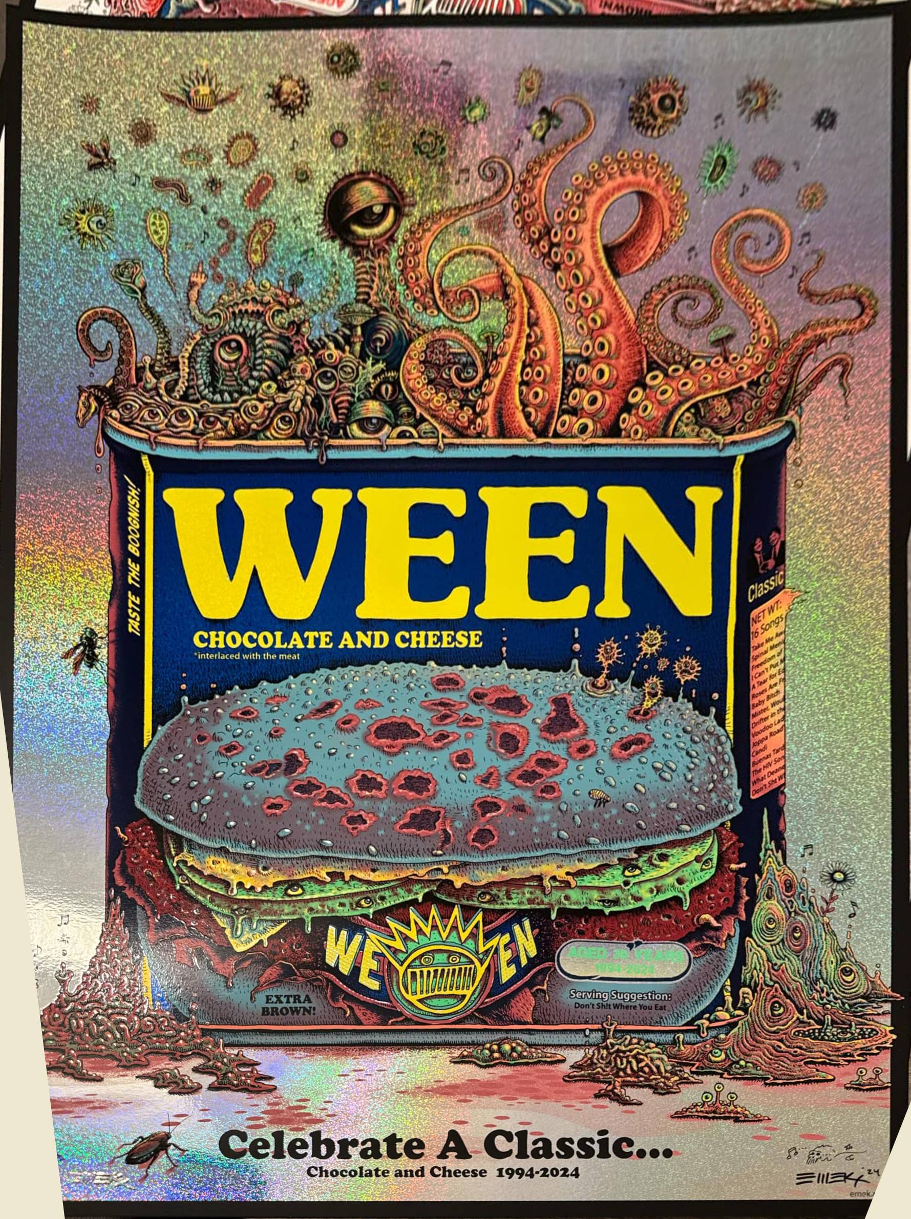 Ween (Chocolate and Cheese) 30th Anniversary 24 EMEK | Blue Variant ...