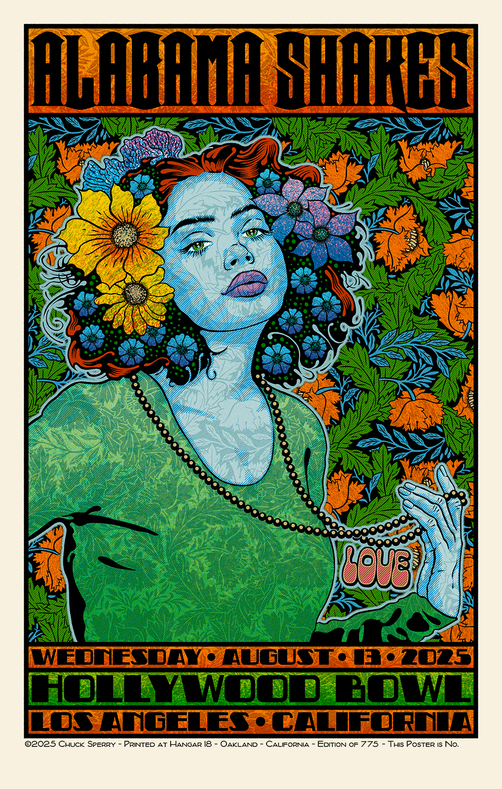 Alabama Shakes Los Angeles 25 Sperry | PosterDrops.com