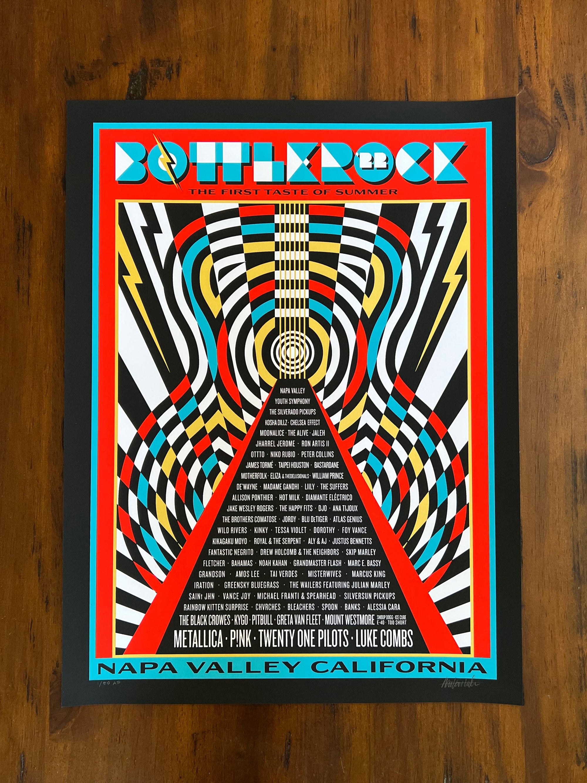 BottleRock Napa 22 Freter | PosterDrops.com