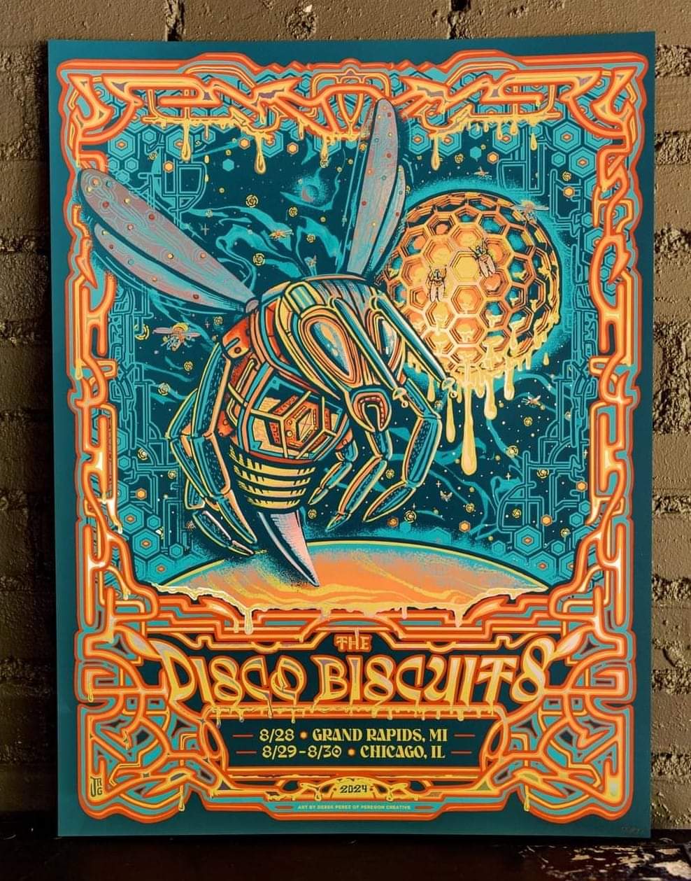 The Disco Biscuits Multiple Cities 24 Peregon Creative | PosterDrops.com