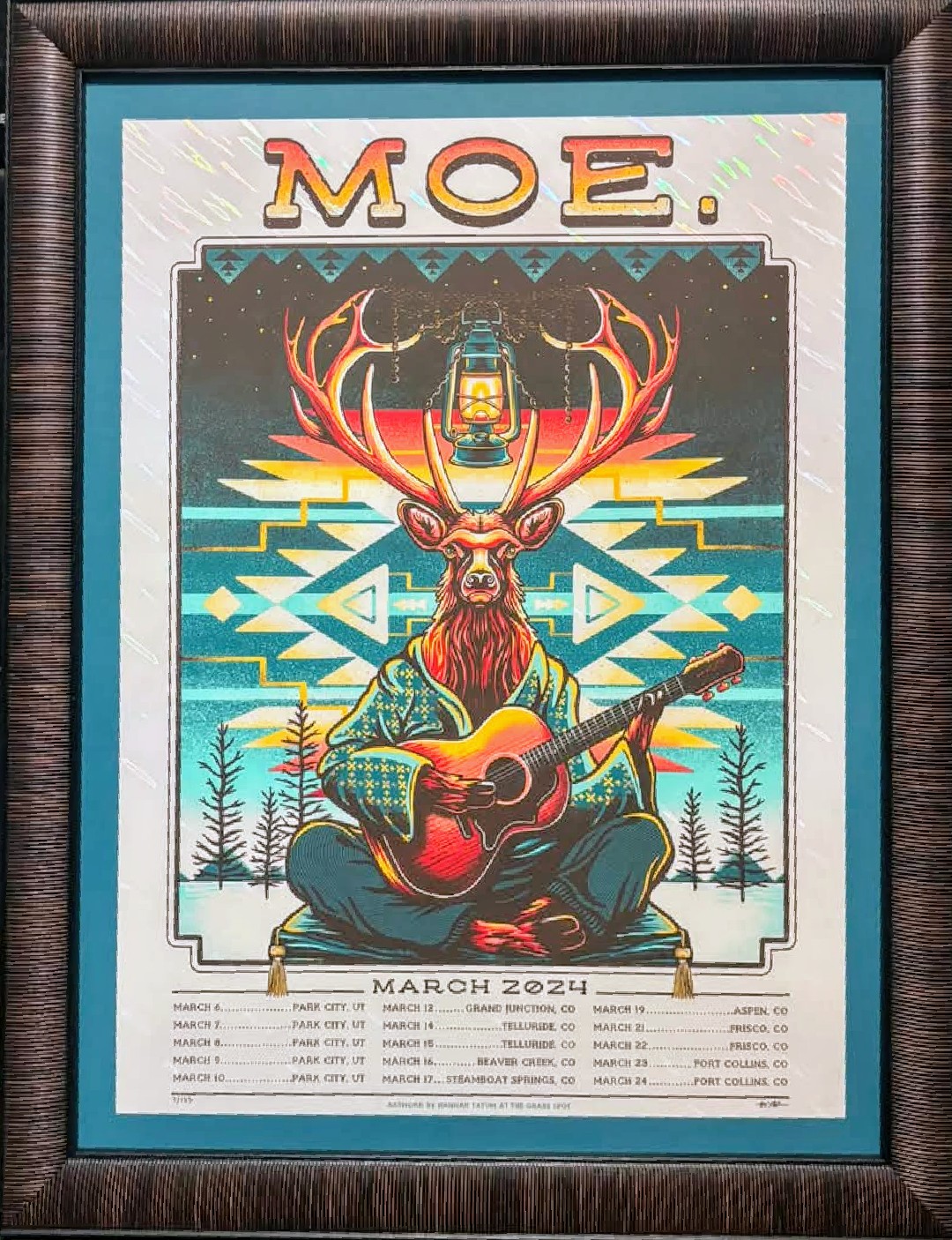 moe. March Tour 24 The Grass Spot | PosterDrops.com