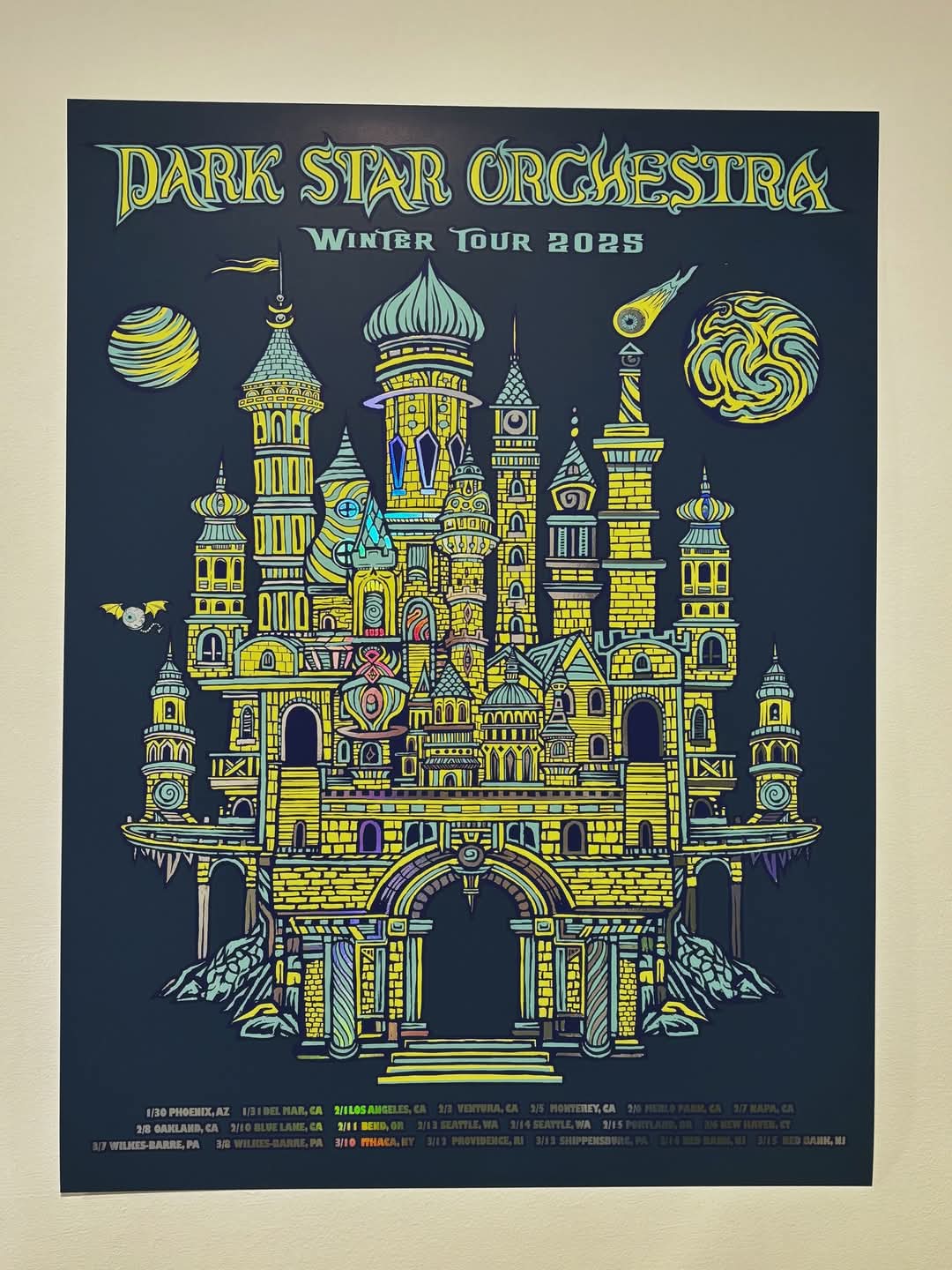 Dark Star Orchestra Winter Tour 25 Hughes | Rainbow Foil Edition ...