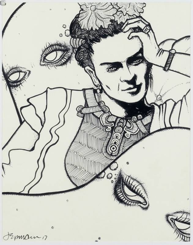 In the Evening, Frida Lay Down With Melancholy 17 Rogers | PosterDrops.com