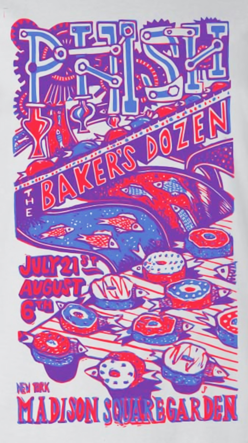 Phish Baker's Dozen New York 17 Pollock | PosterDrops.com