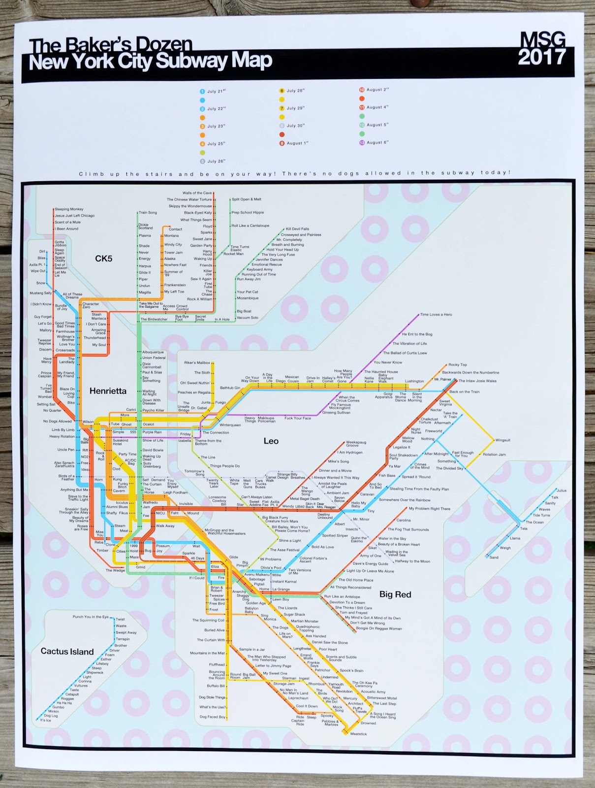 Phish Baker's Dozen New York 17 Doyle | PosterDrops.com