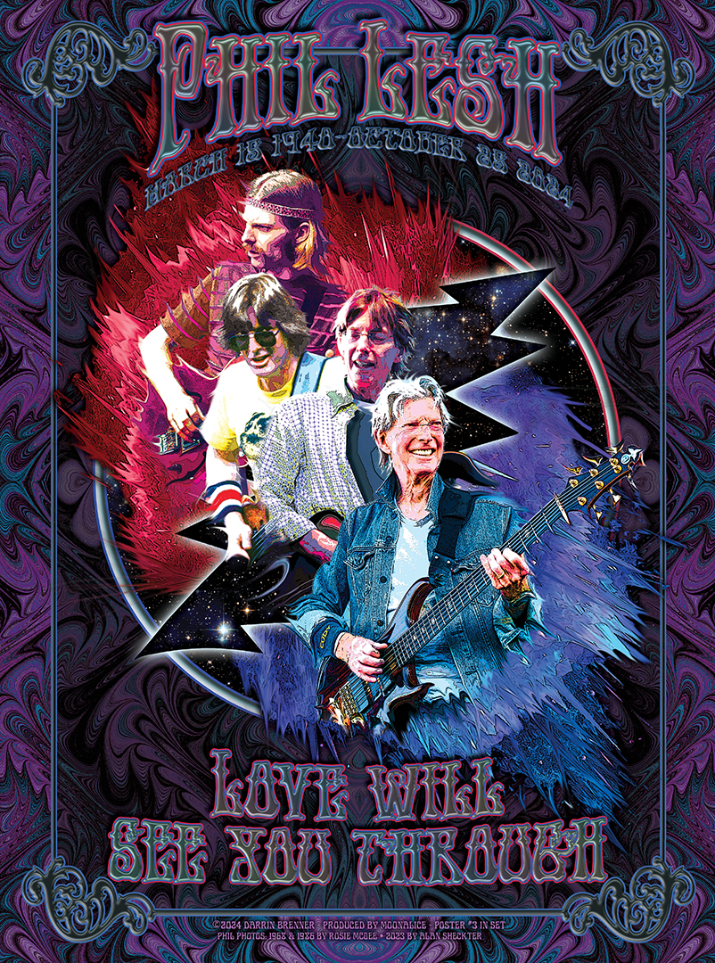 Phil Lesh (Memorial) 25 Brenner | PLM-03 | PosterDrops.com