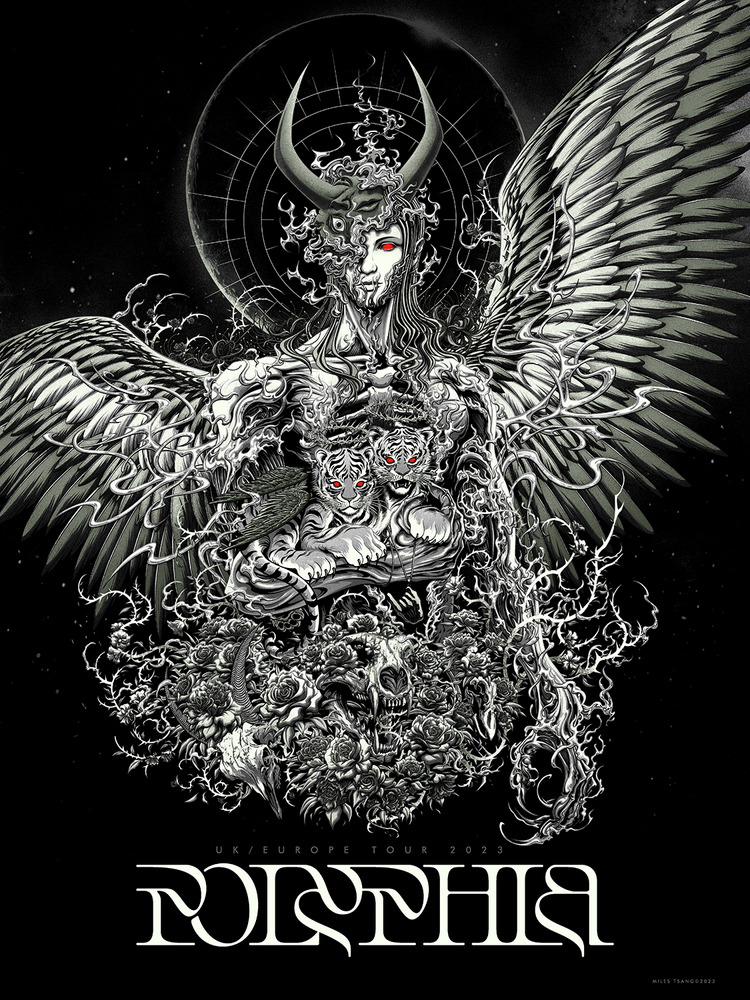 Polyphia UK/Europe Tour 23 Tsang | Noir Edition | PosterDrops.com